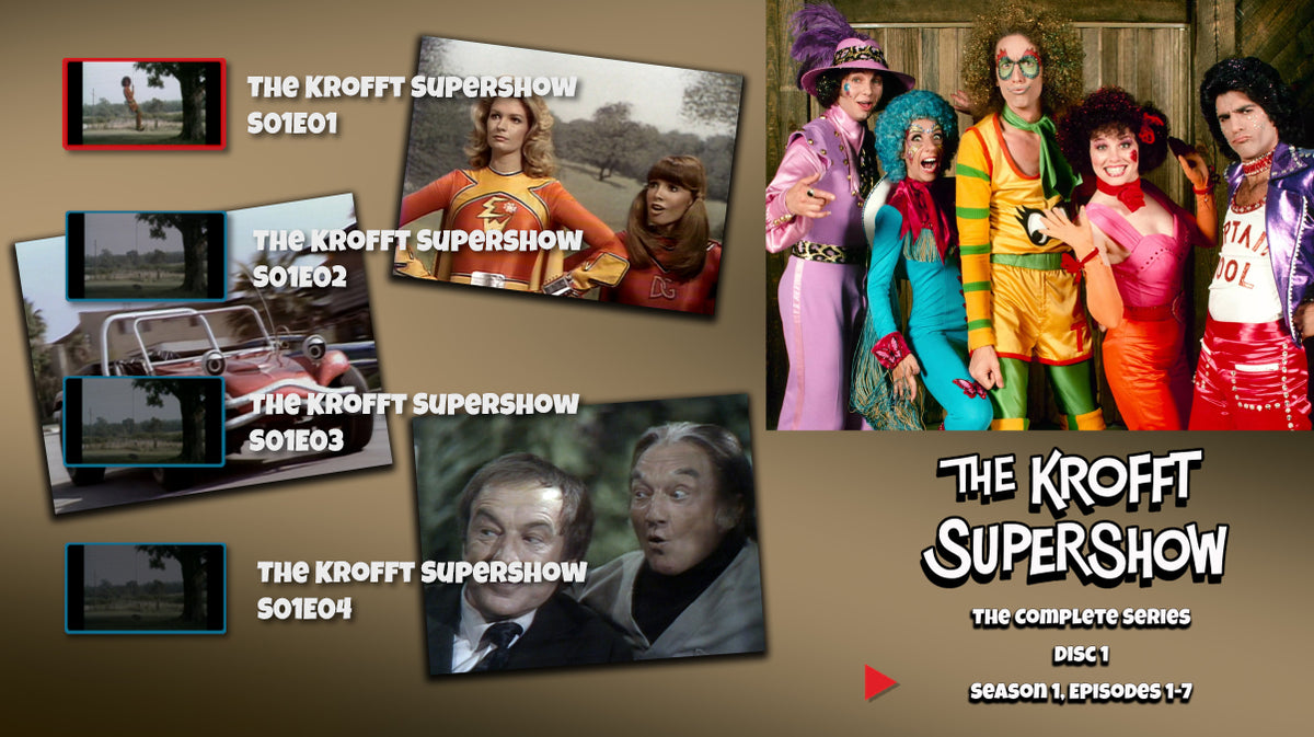 Krofft Supershow Complete Series on Blu Ray (Seasons 1 and 2 ...